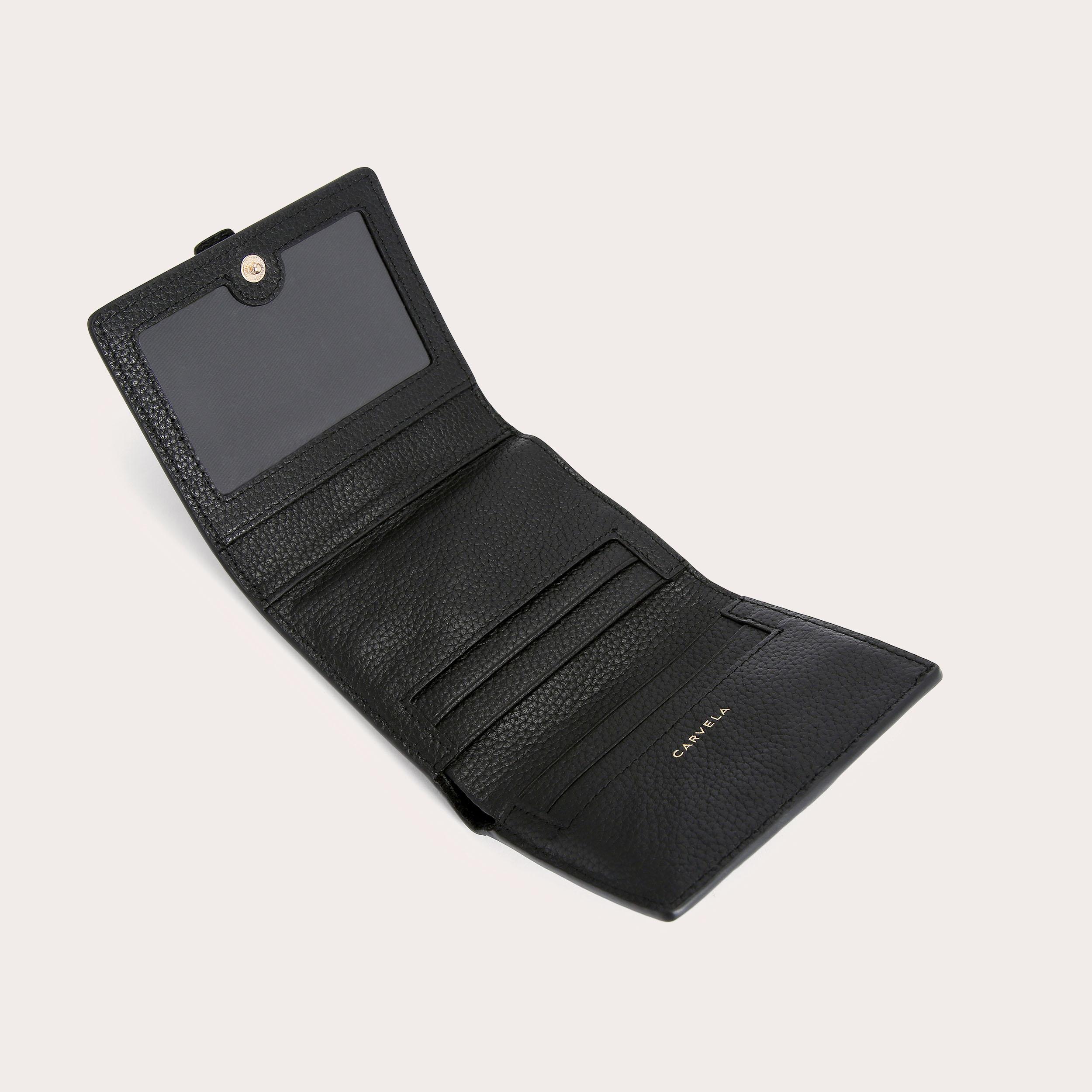 HENLEY LOCK BIFOLD WALLET Black Wallet by CARVELA