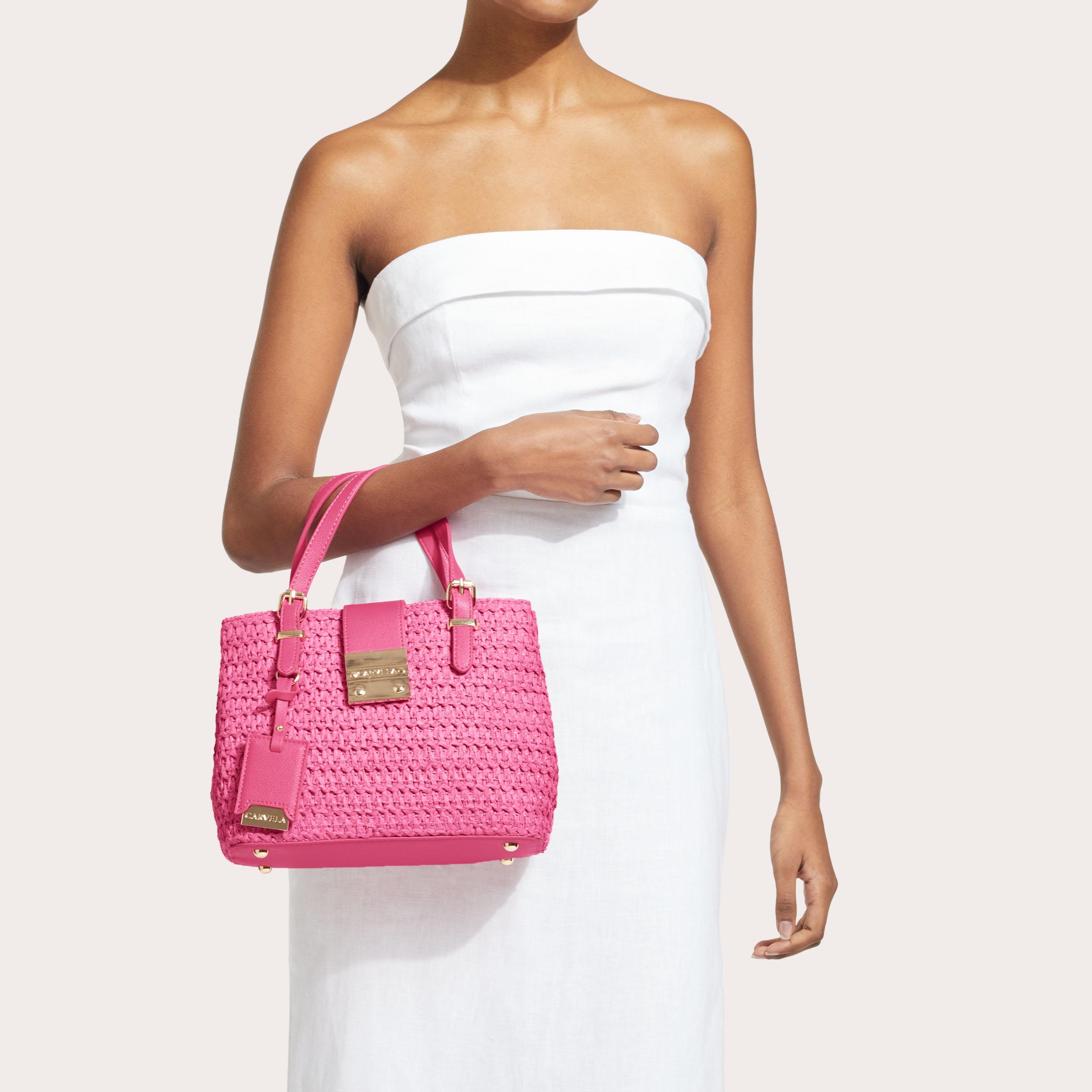 MICRO MANDY Fuchsia Tote Bag by CARVELA