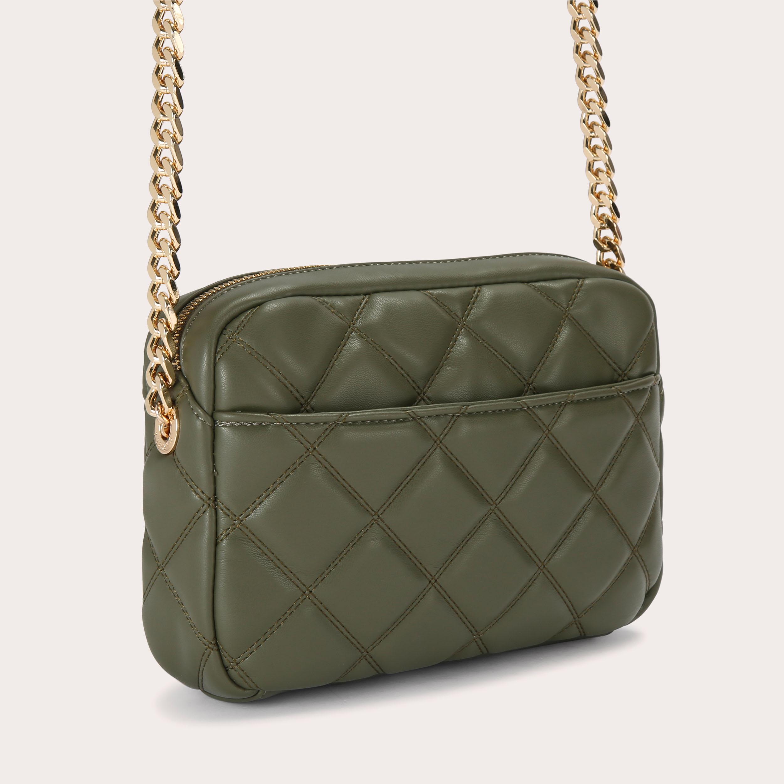 BLOOM QUILT X BODY Khaki Cross Body Bag by CARVELA
