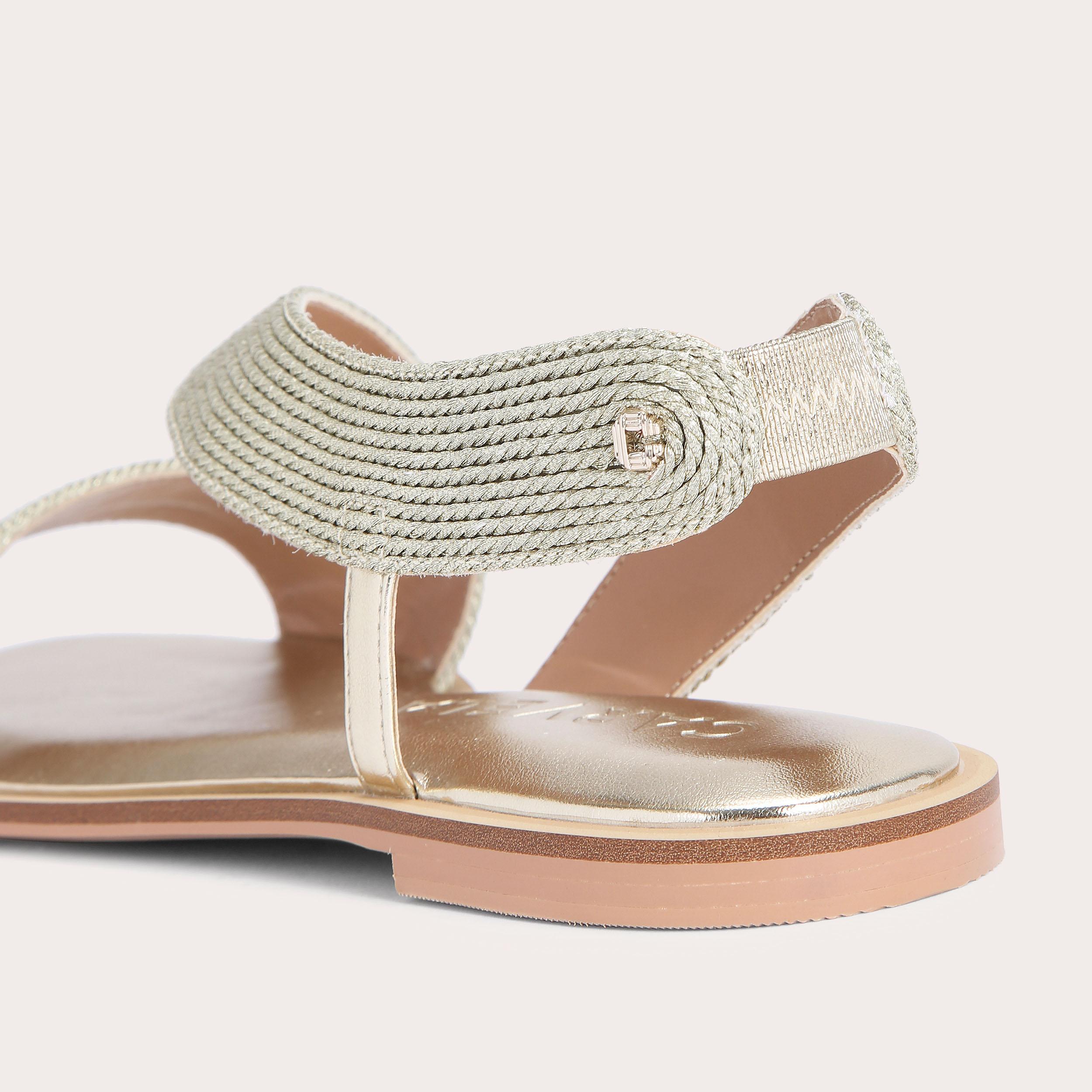 GALA Gold Sandals by CARVELA