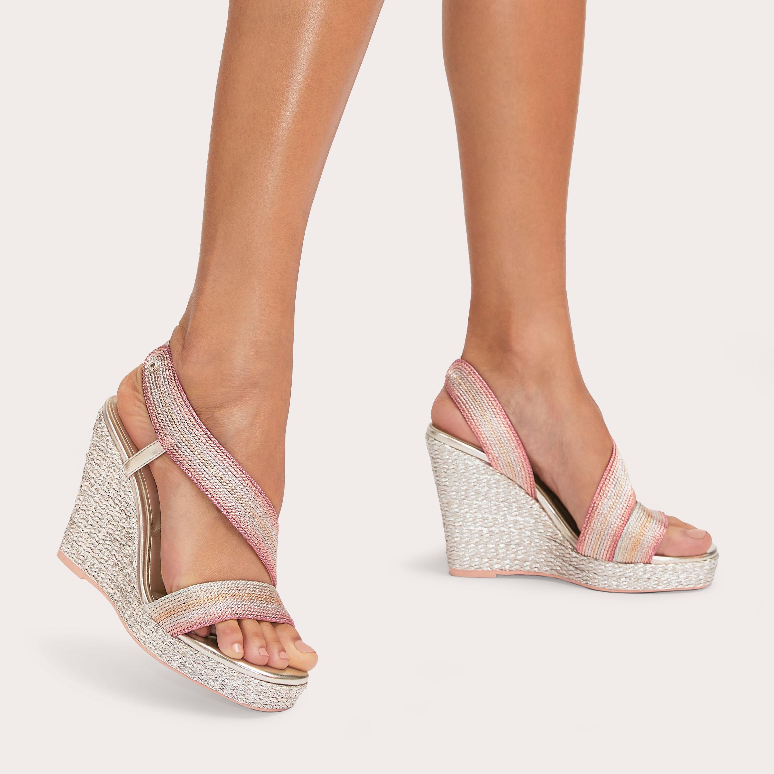 GALA WEDGE 110 Metallic Wedge Heels by CARVELA