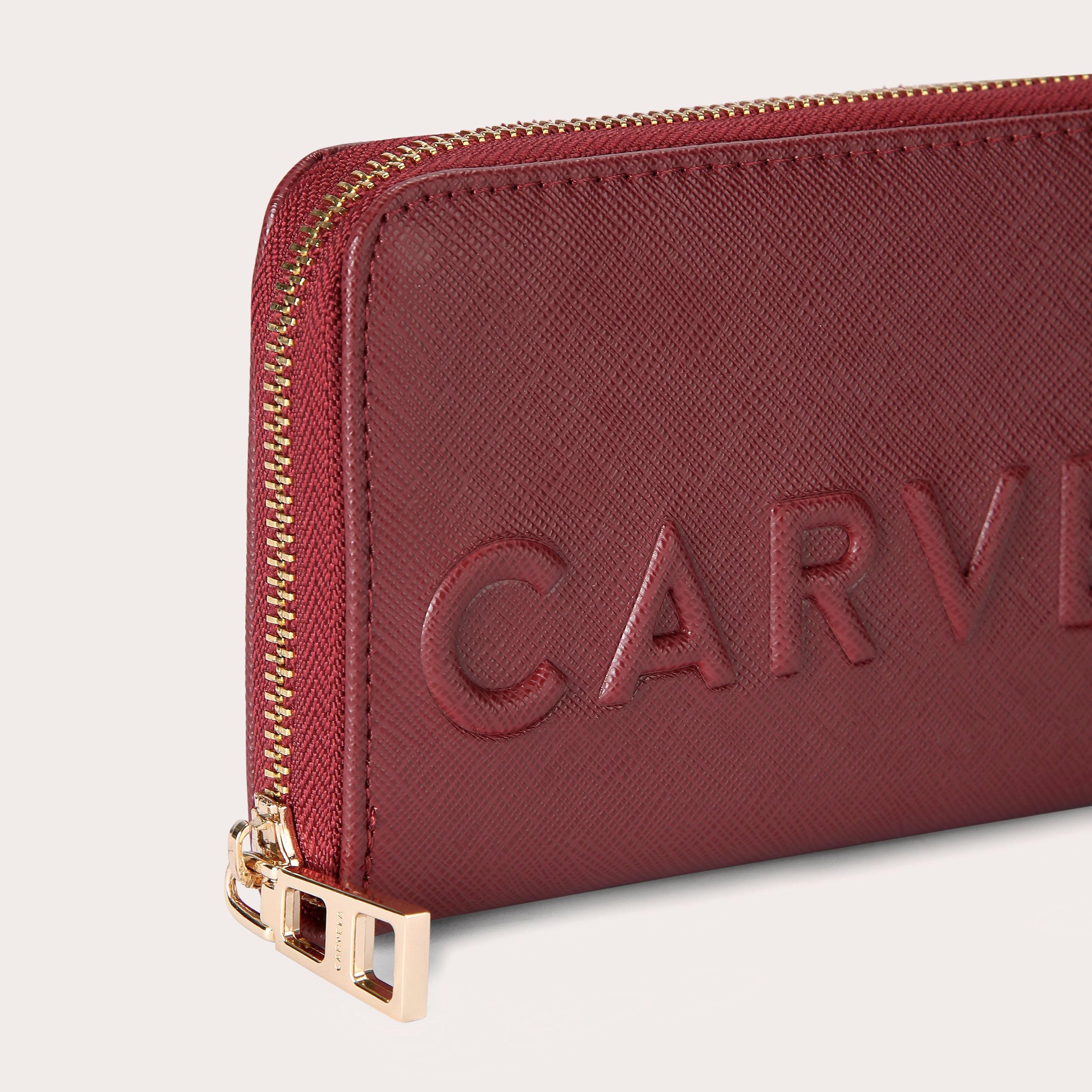 FRAME PURSE Dark Red Purse by CARVELA